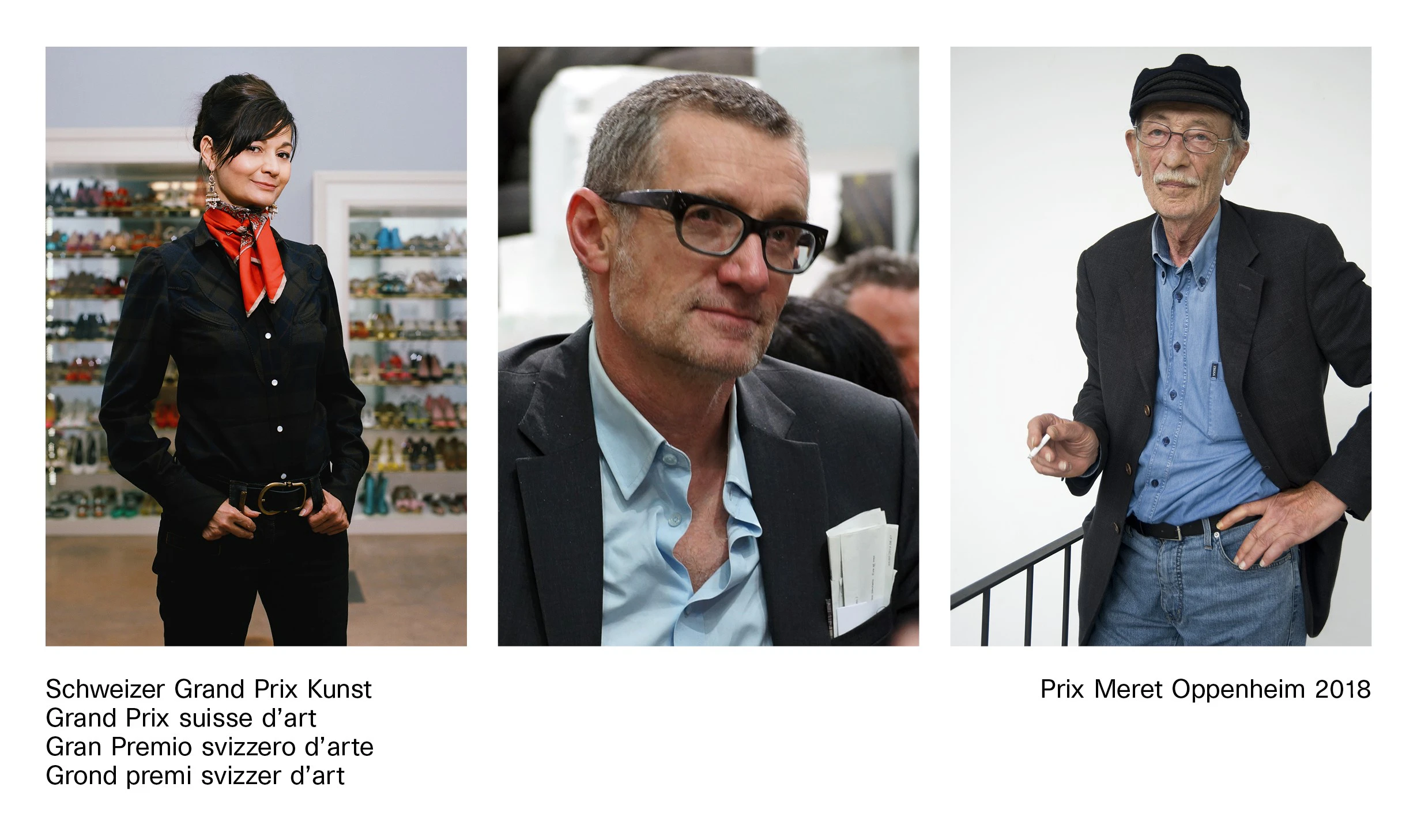 Schweizer Grand Prix Kunst / Prix Meret Oppenheim 2018 für Sylvie ...